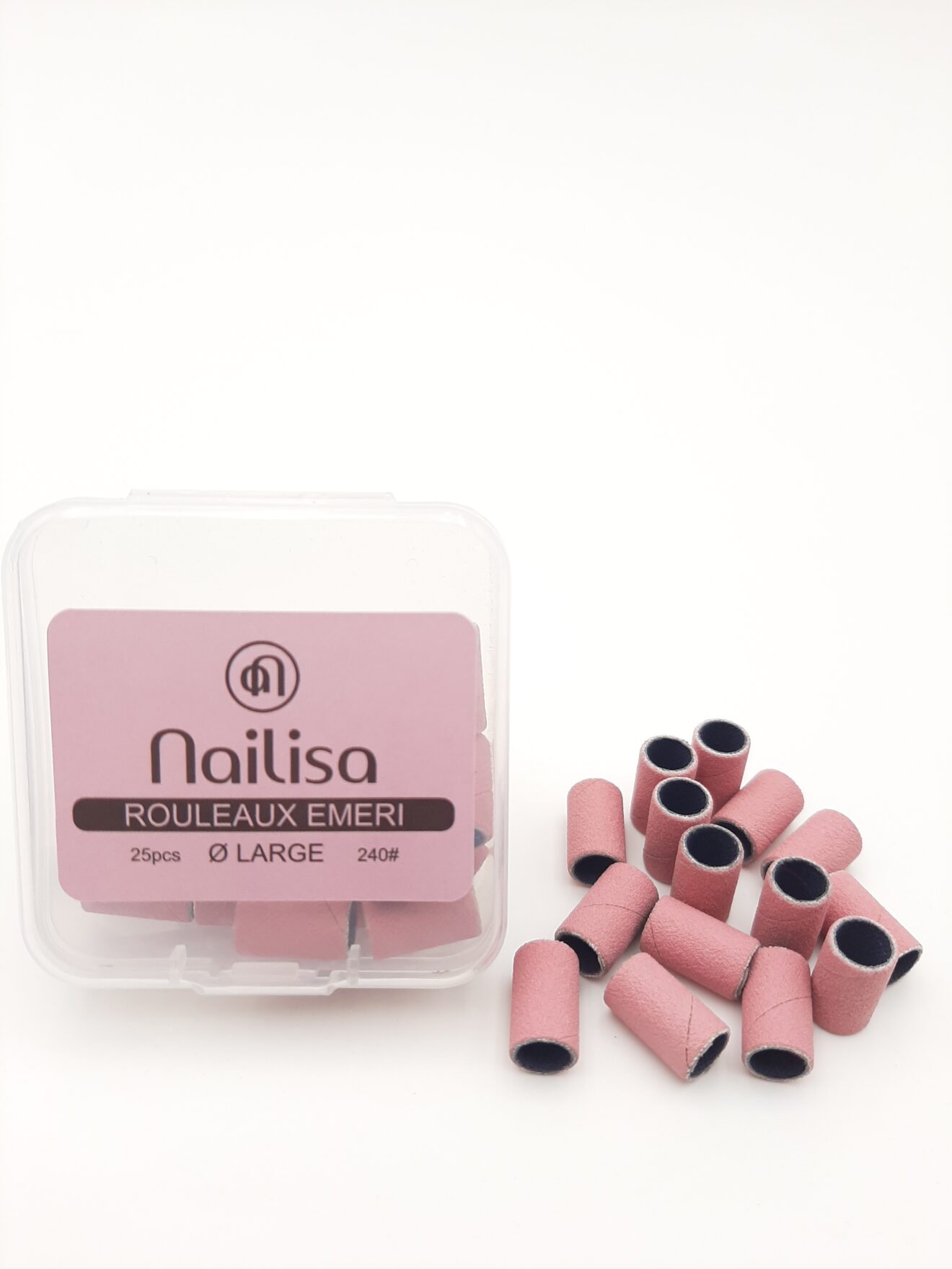 Rouleaux de ponçage Emeri #240 X 25 Large | Nailisa